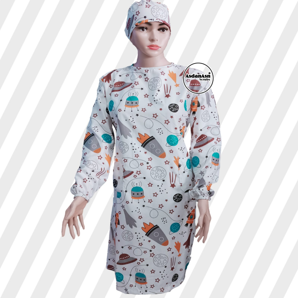 Jual Surgical Gown Motif Lucu, Surgical Gown Motif Terbaru, Apron, Baju ...