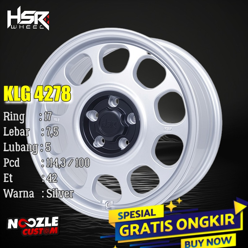 Jual VELG MOBIL XL7 RING 17 LEBAR 7,5 RATA PELEK KALENG RING 17 TYPE HSR LUBANG 5 | Shopee Indonesia