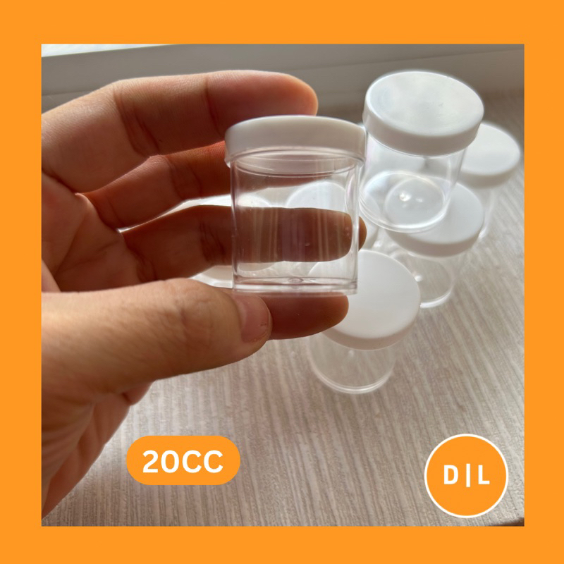 Jual Pot Urin / pot cream 20 ml / cup obat / tempat salep 20ml / pot plastik 20 ml / urine ...