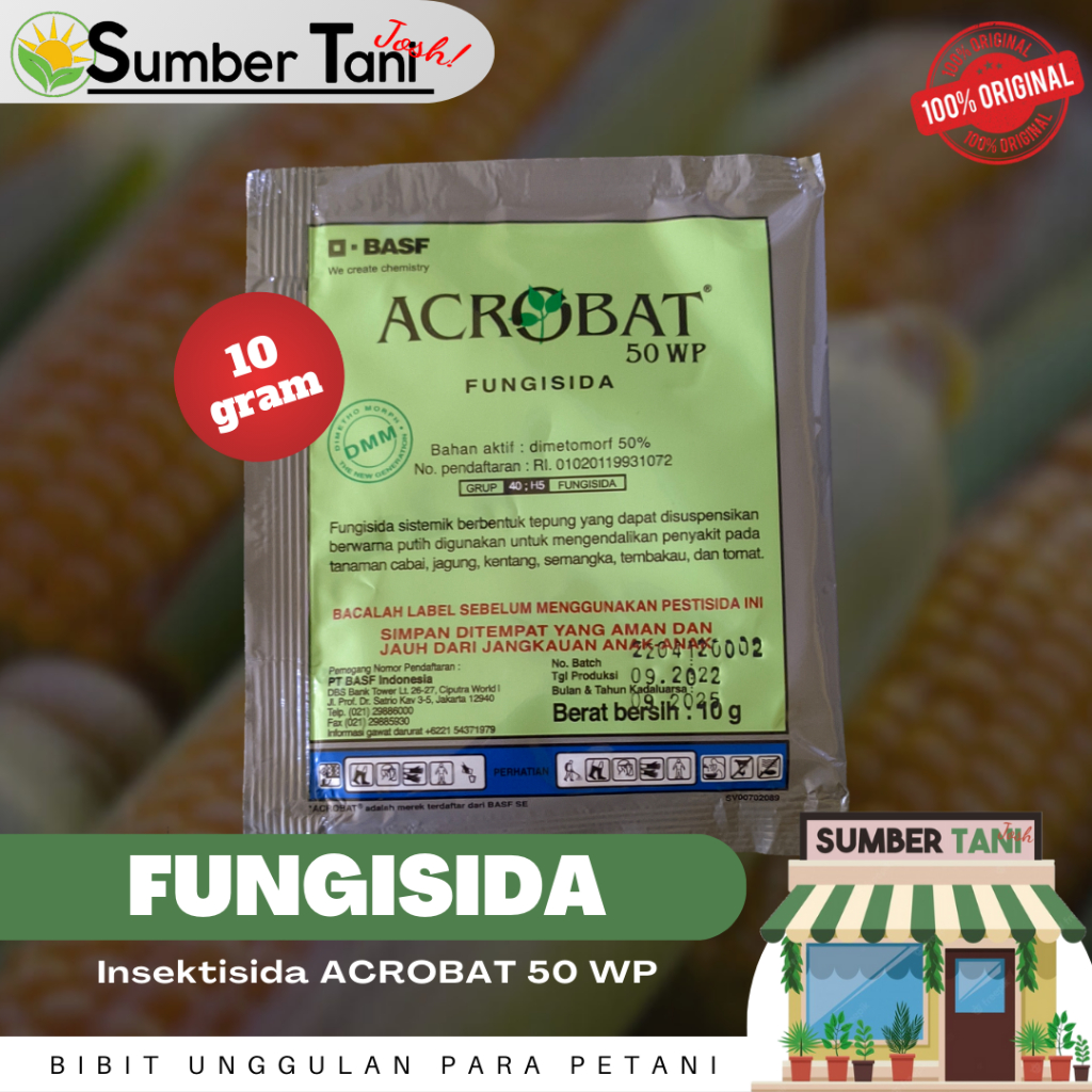 Jual Fungisida Acrobat 50 WP Kemasan 10gr | Shopee Indonesia