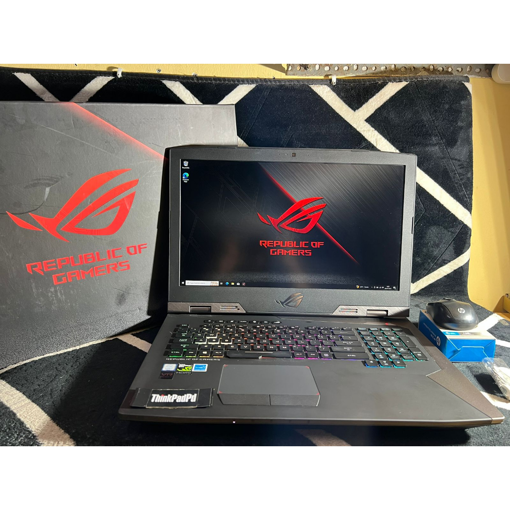 Jual Laptop Gaming desain Asus ROG Chimera G703GL Core i7 Ram 64gb GTX ...