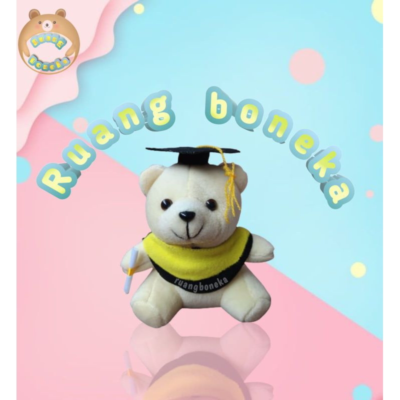 Jual Boneka Beruang Bear Wisuda 15 cm / Boneka Wisuda / Boneka ...