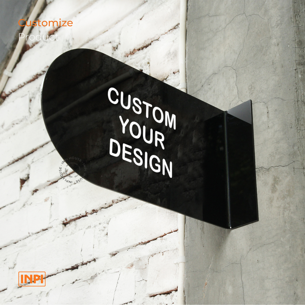 Jual custom signage akrilik pop up - Custom Design Sendiri - request ...