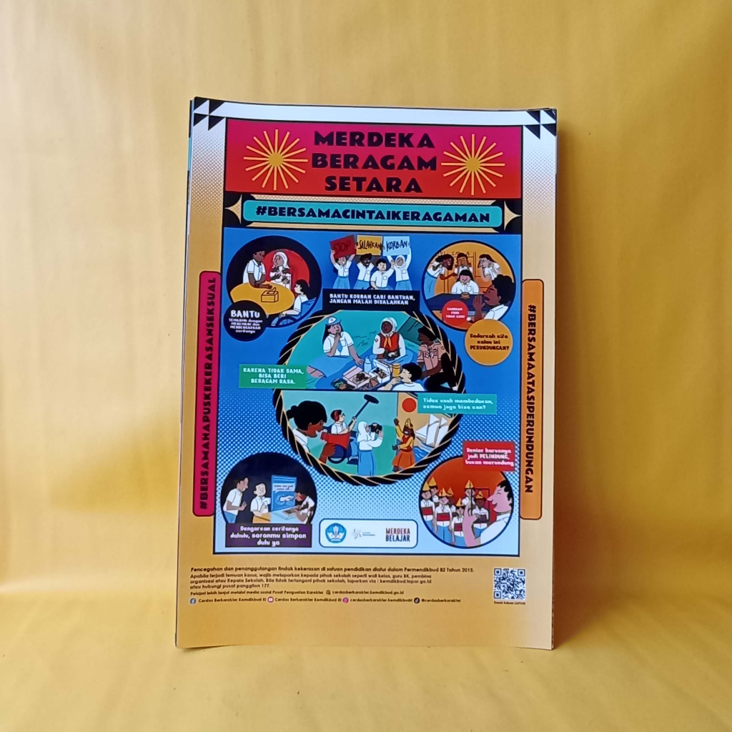 Jual Poster Sekolah | Poster Merdeka Beragam Setara Versi 2 | Poster ...
