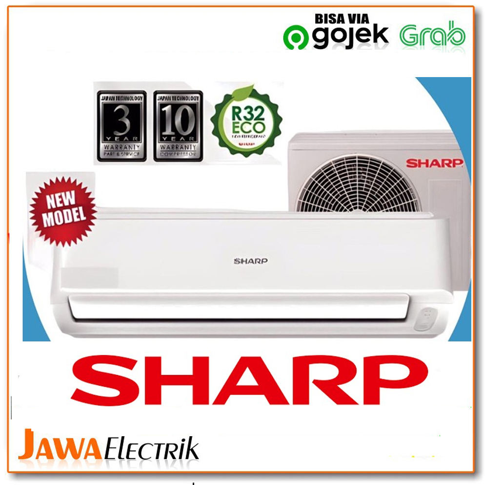 Jual AC SHARP 1 PK + PASANG AH-A09 BEY / AHX 10BEY-INVERTER LOW WATT 760W | Shopee Indonesia