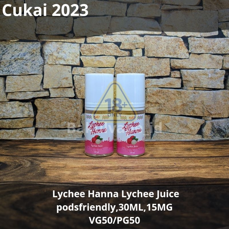 Jual Lychee Hanna Pods Friendly 30ml Original By Dr. Juice Liquid Hanna ...