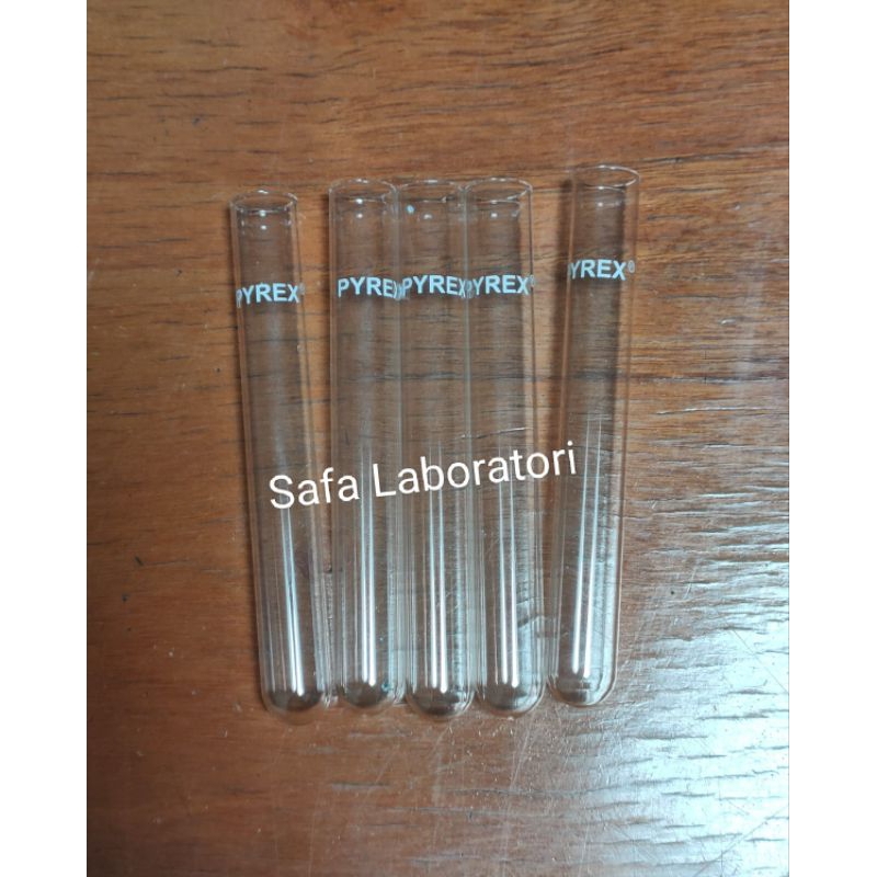 Jual Tabung Reaksi 13x100 / Test Tube 13x100 Pyrex Isi 5pcs | Shopee ...