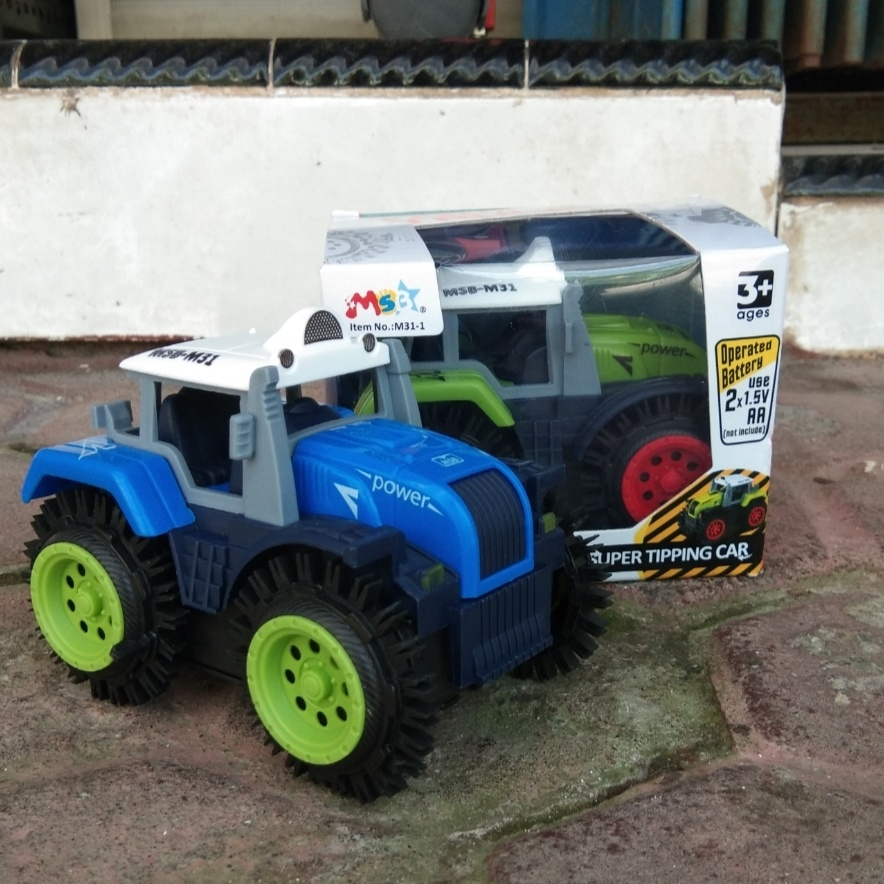Jual Mainan Mobil Tumbling Car Traktor Farm M 31 | Mainan Anak Mobil ...