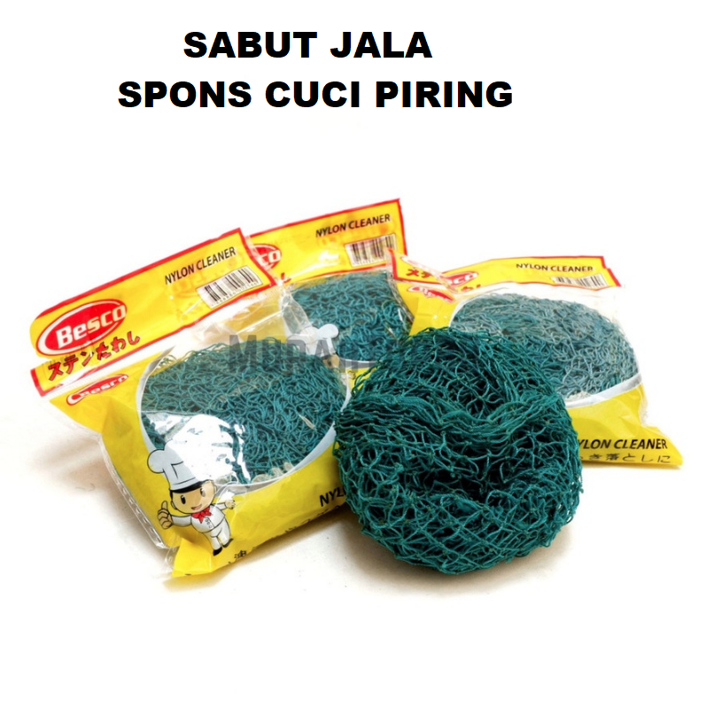 Jual [DEASTORE] SABUT JALA CUCI PIRING - SPONS JARING SABUT JARING CUCI ...