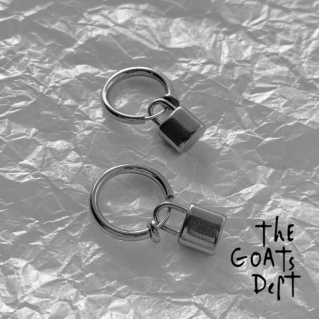 Jual The Goats Dept - ( Anting Non Tindik ) 90s Padlock Earring Clip ...