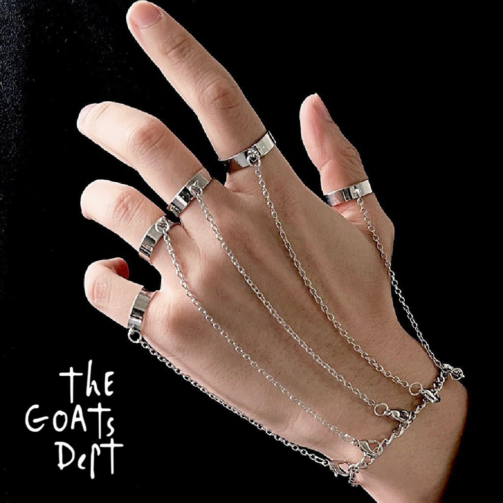 Jual The Goats Dept - Zayn QOS Chain Ring Bracelet Glove Original ...