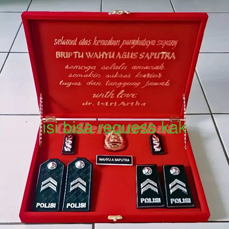 Jual pangkat briptu model baru sepaket bintara Briptu pdh pdu | Shopee ...