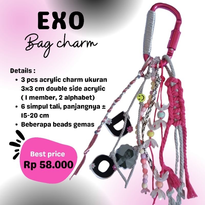 Jual [Pre Order] Aestickbynuru Bag Charm Series EXO #4 | Shopee Indonesia