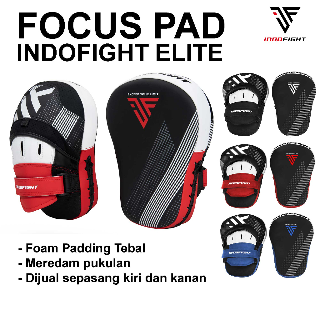 Jual Focus Pad Indofight Punching Pad Tinju Focus Mitt Boxing Pad Muay Thai Target Pukulan ...