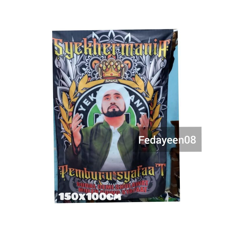 Jual BENDERA SYEKHERMANIA UK 150x100cm PROSES 1-2 HARI DI KIRIM. FULL ...