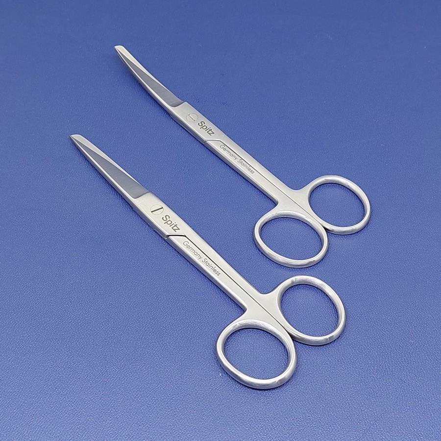 Jual Alat Medis Gunting Standard Operasi Tajam-Tumpul 14,5 cm |Spitz ...