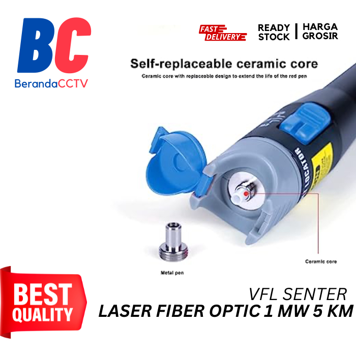 Jual VFL SENTER LASER FIBER OPTIC 1 MW 5 KM | Shopee Indonesia