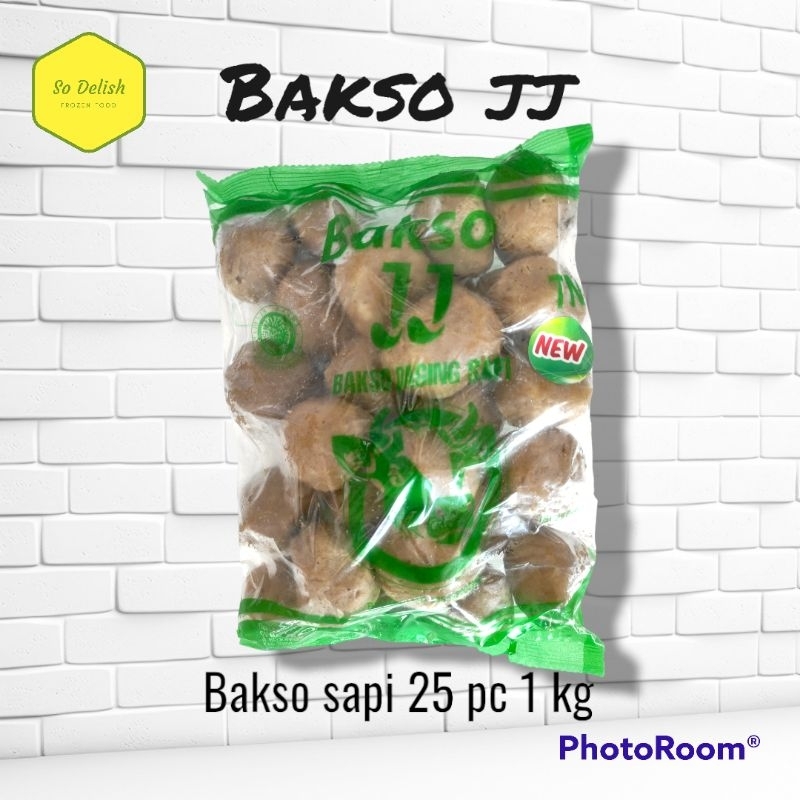 Jual JJ bakso sapi jumbo isi 25 pc 1 kg | Shopee Indonesia