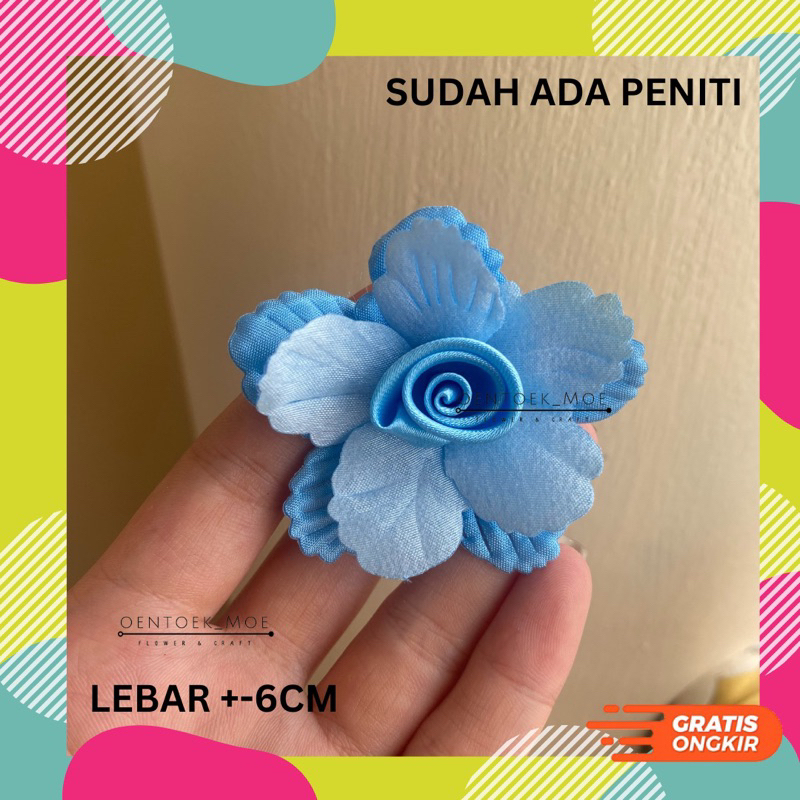 Jual Bunga Dada BIRU Bros Korsase Gelang Corsage Bridesmaid Acara ...