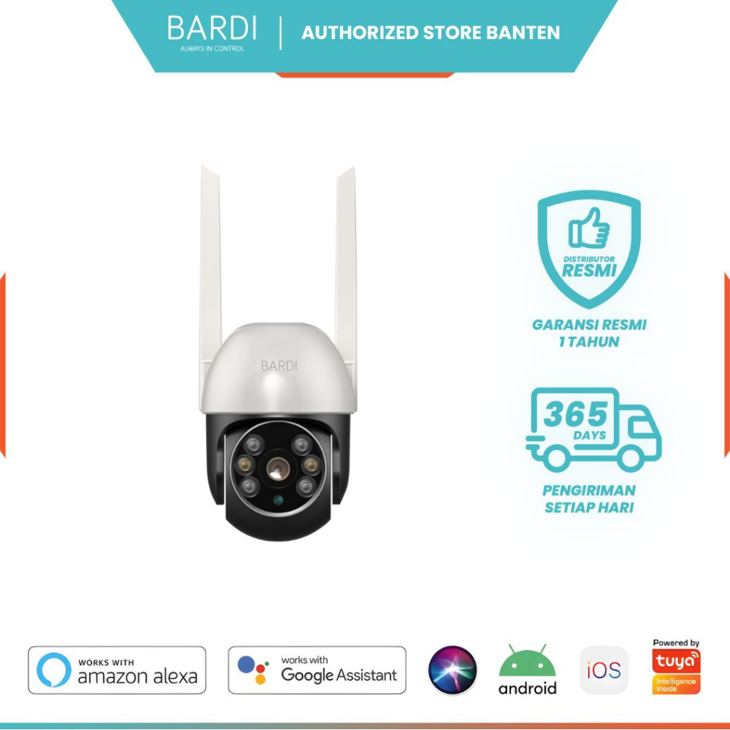 Jual BARDI Smart IP Camera Outdoor PTZ Kamera CCTV Wifi IoT Home Automation | Shopee Indonesia