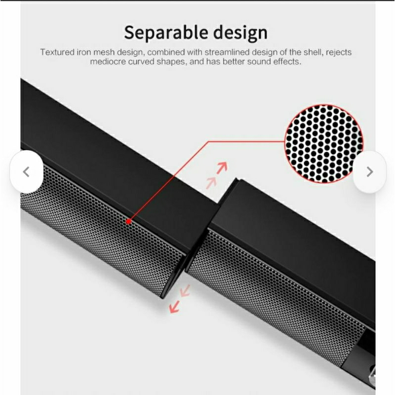 Jual Sada Soundbar Desktop Active Speaker Hifi Around Stereo Heavy Bass ...