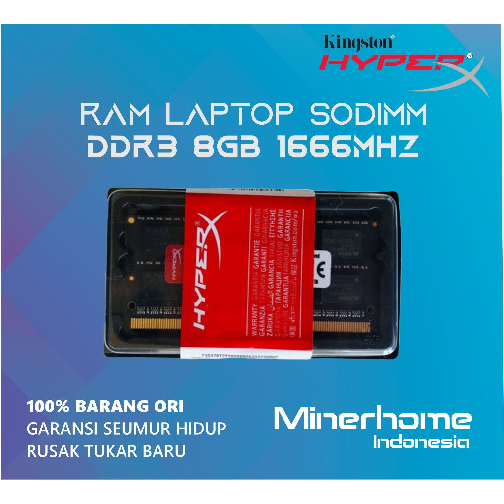 Jual Memory RAM Laptop SODIMM DDR3 8GB PC12800 1666Mhz | Shopee Indonesia