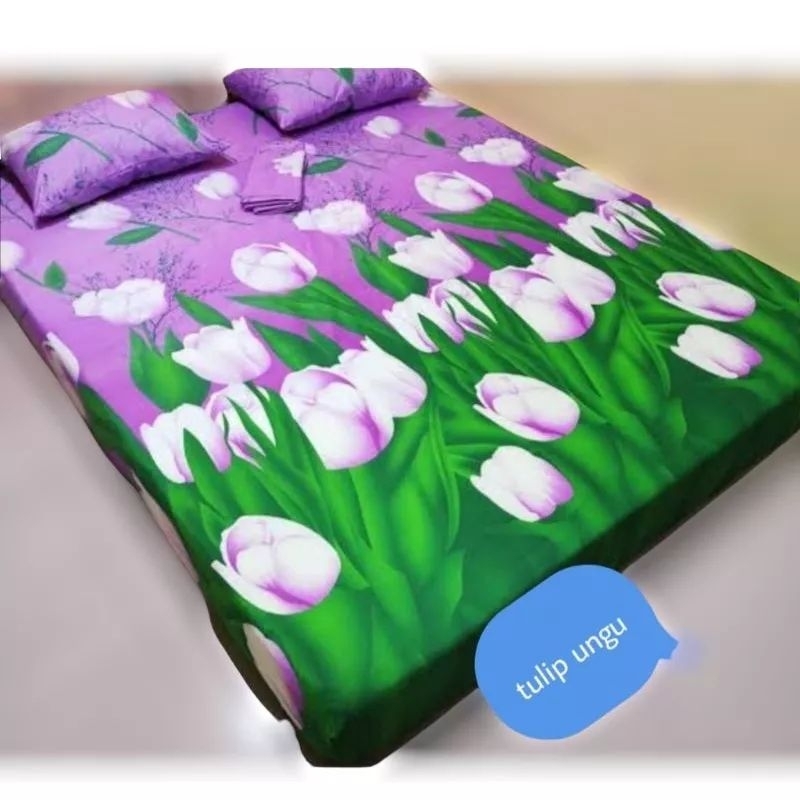 Jual Sprei Motif Bunga Terbaru Free Set Sarung Bantal dan Guling ...