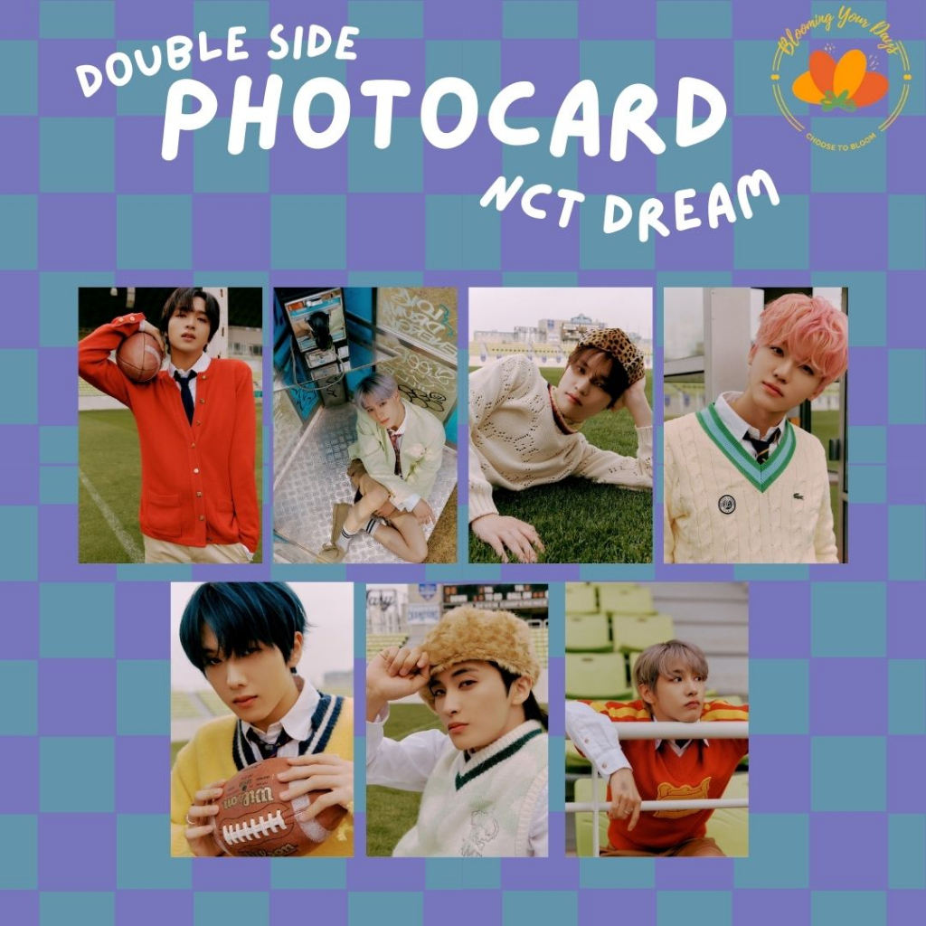 Jual photocard nct dream unofficial premium glossy 2 sisi double side | Shopee Indonesia