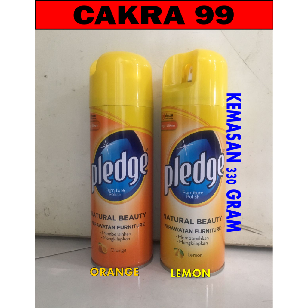 Jual PLEDGE Aerosol Orange dan Lemon Furniture Polish Pembersih ...