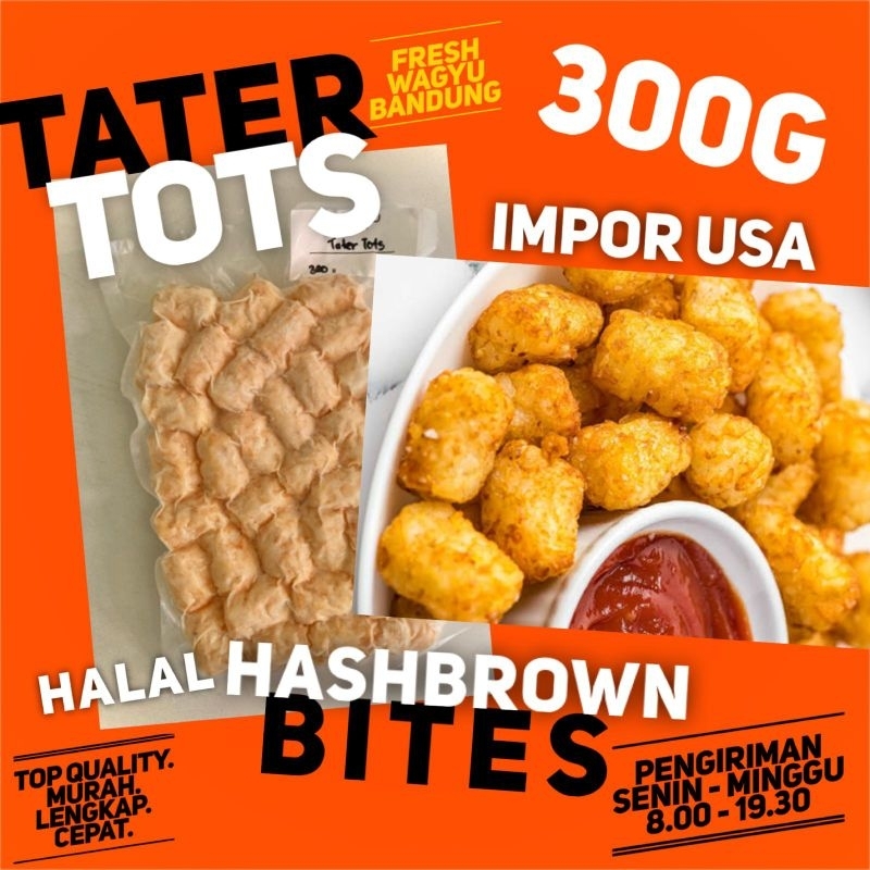 Jual TATER TOTS POMPOM Kentang Goreng Puff Potato Nugget Premium Mc ...