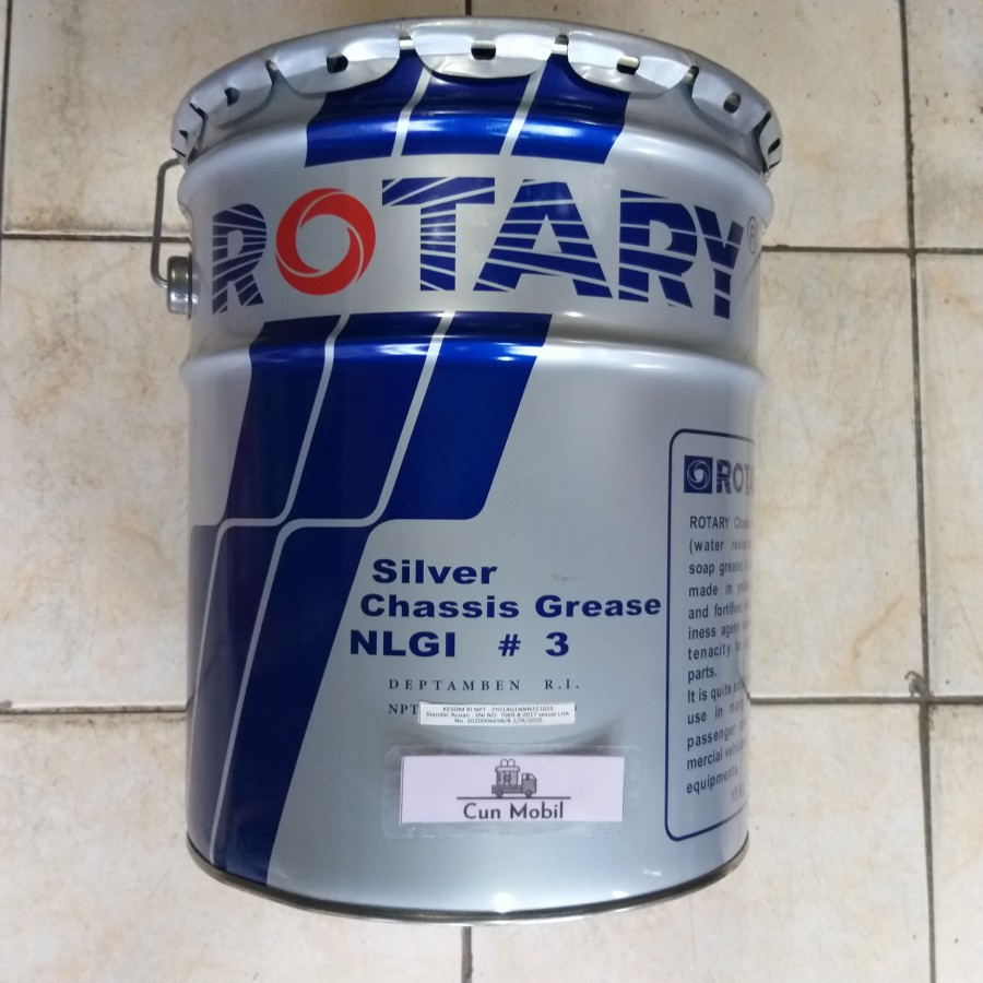 Jual Gemuk grease Rotary Silver kuning CG101 Chassis Grease 15 kg ...