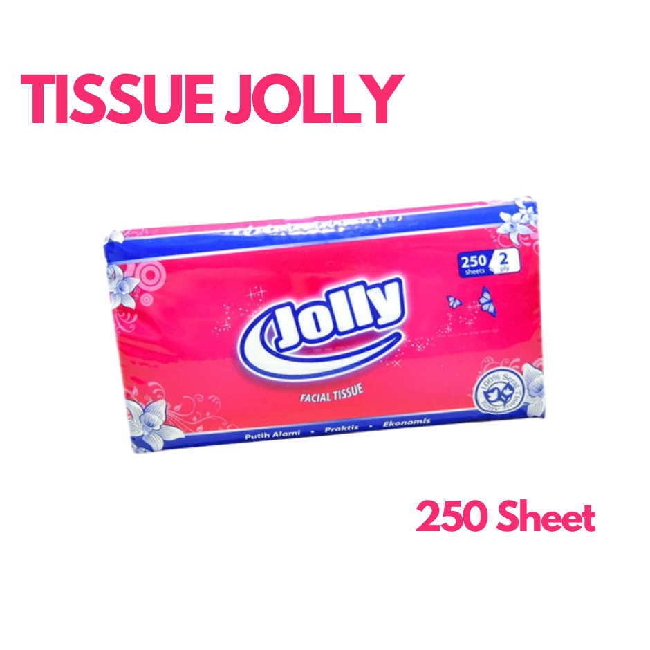Jual TISSUE JOLLY 250 SHEET PASEO TISU JOLLY BATHROOM KAMAR MANDI 200 ...