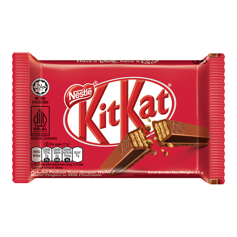 Jual KitKat Original Chocolate 4F 35 g | Shopee Indonesia
