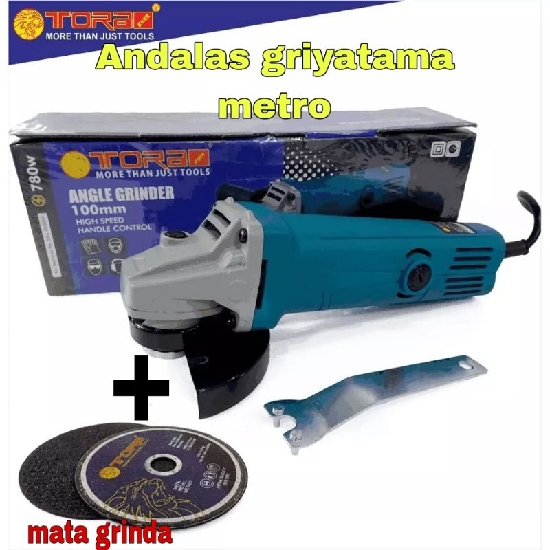 Jual MESIN GRINDA TORA 4" plus bonus 2mata grinda | Shopee Indonesia