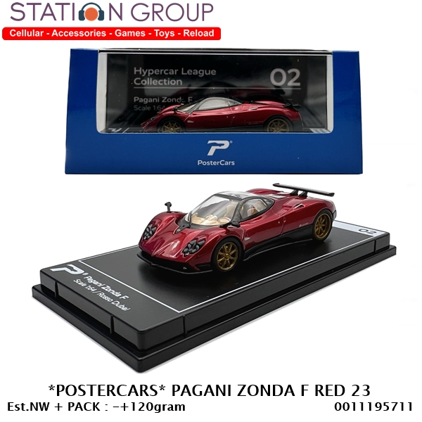 Jual POSTERCARS H01-12 PAGANI ZONDA F - DIECAST | Shopee Indonesia