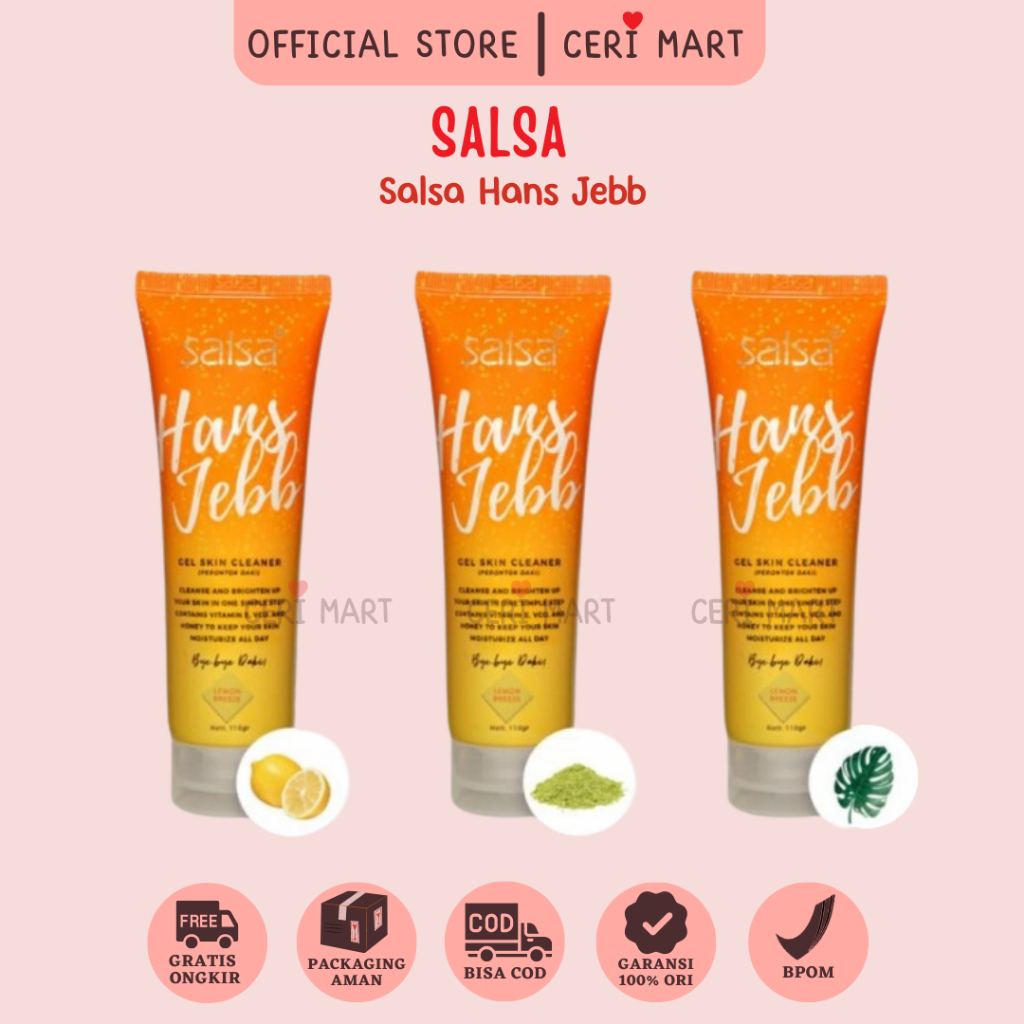 Jual SALSA Hans Jebb Peeling Gel Eksfoliasi Perontok Daki Lemon Breeze ...