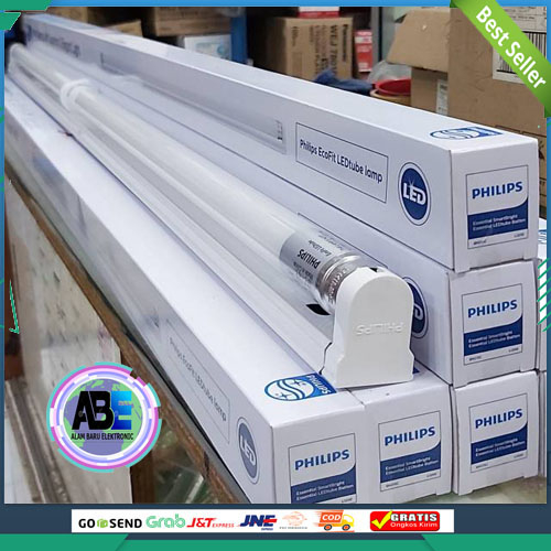 Jual Kap Philips LED + Lampu Philips Led TL T8 16W Putih 120 CM BN015C ...