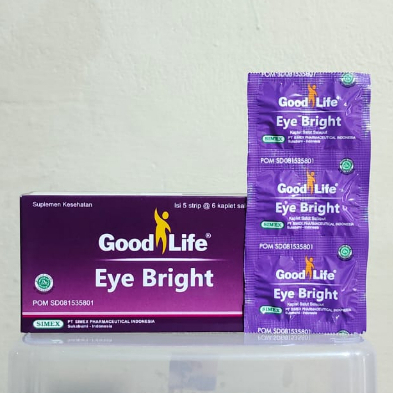 Jual GOOD LIFE EYE BRIGHT EYEBRIGHT PER BOX 30 TABLET | Shopee Indonesia
