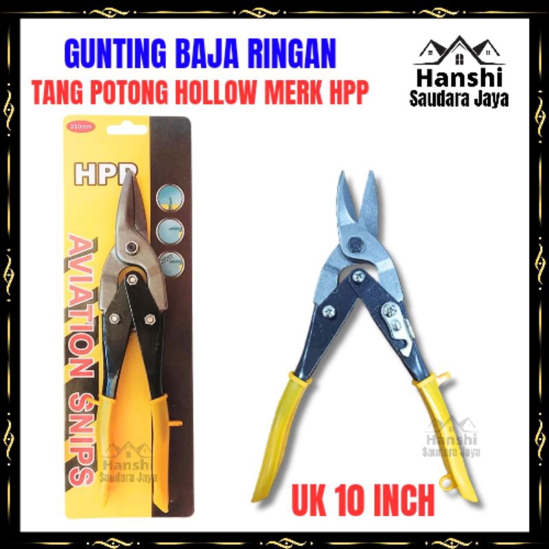 Jual Gunting Seng 10 Inch HPP / Baja Ringan Lurus/Gunting Holo ...