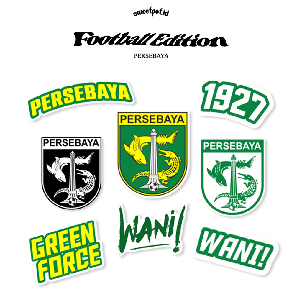 Jual STIKER PERSEBAYA EDITION / STICKER KLUB LIGA 1 / STICKER BIJIAN ...