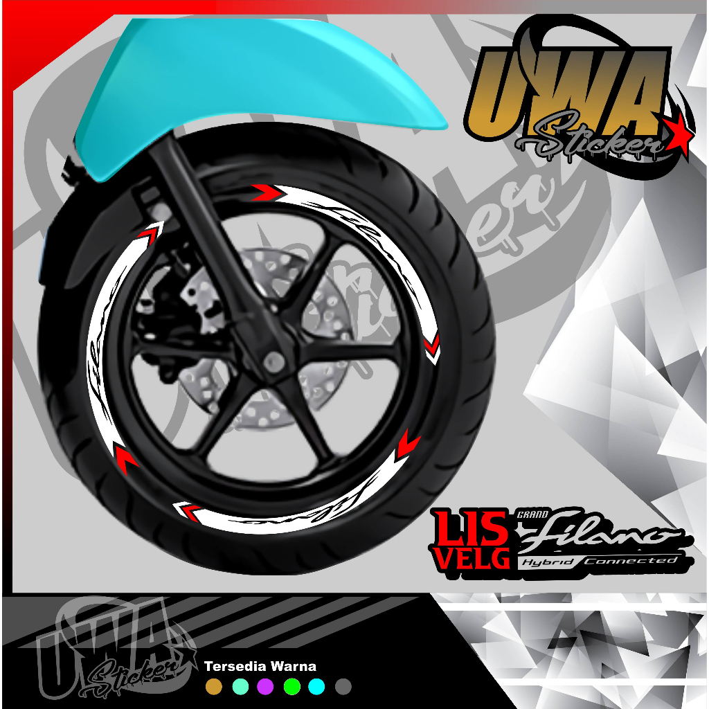 Jual LIS VELG/LIS PELK/STICKER CUTTING/STIKER CATING/KD.235/STICKER LIS ...