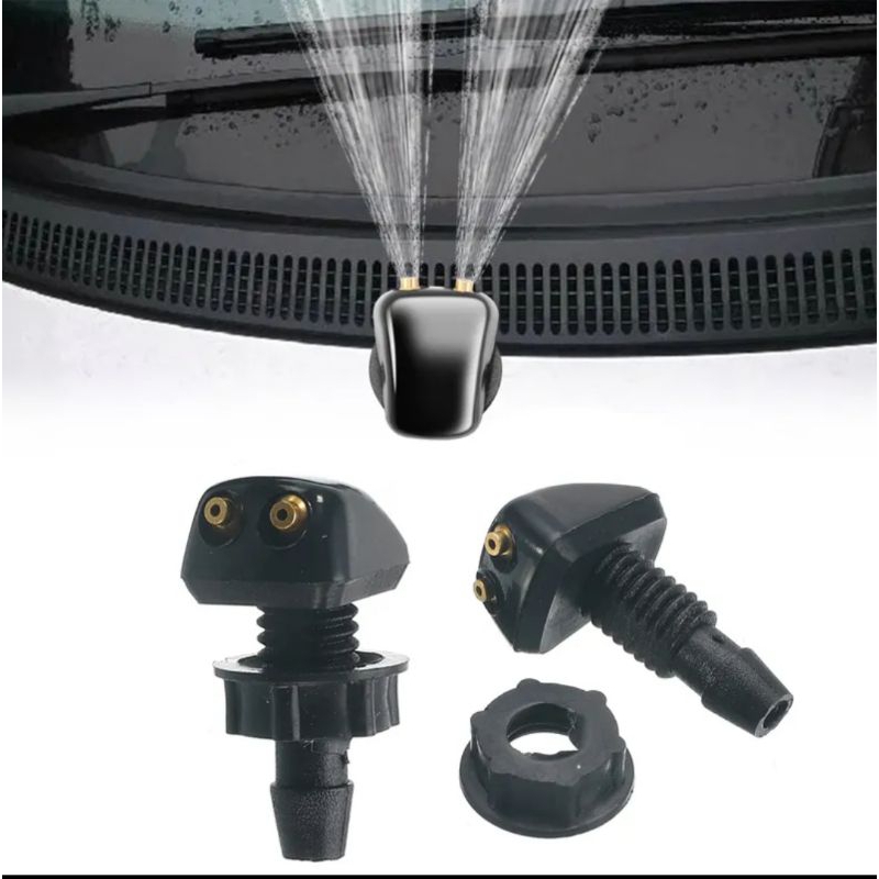 Jual Nozzle Wifer Kaca Mobil Depan Nozzle Universal no2 | Shopee Indonesia