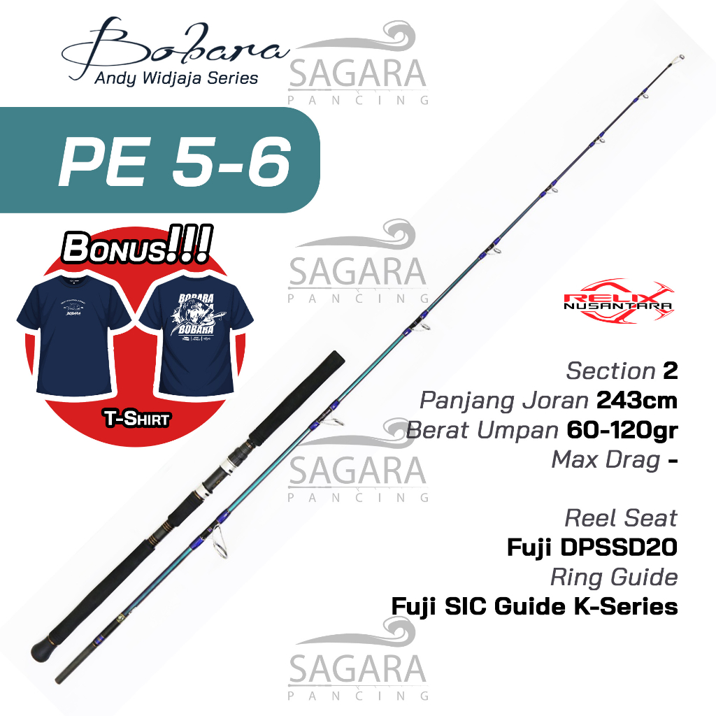 Jual Joran Bobara Joran Popping Rod Popping Joran Relix Nusantara | Shopee Indonesia