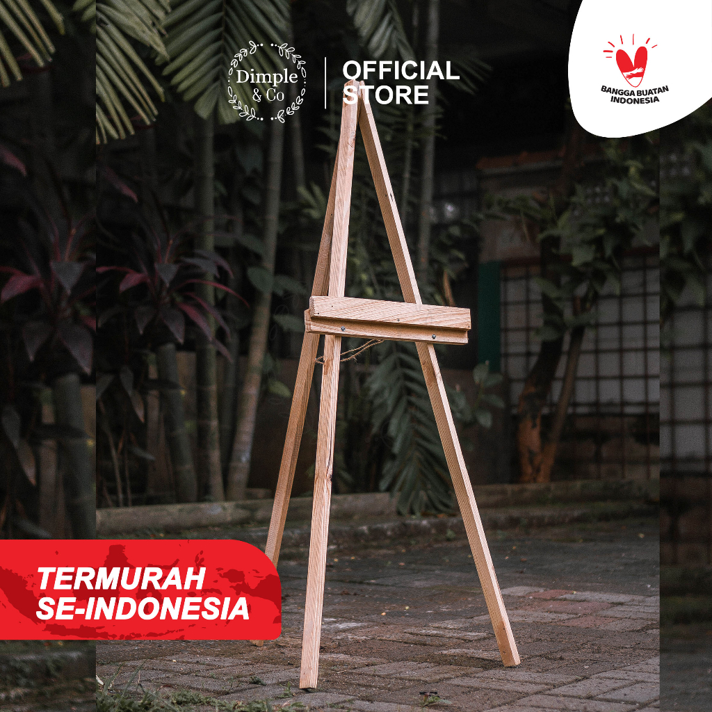 Jual Standing Frame Kayu 120cm | Shopee Indonesia