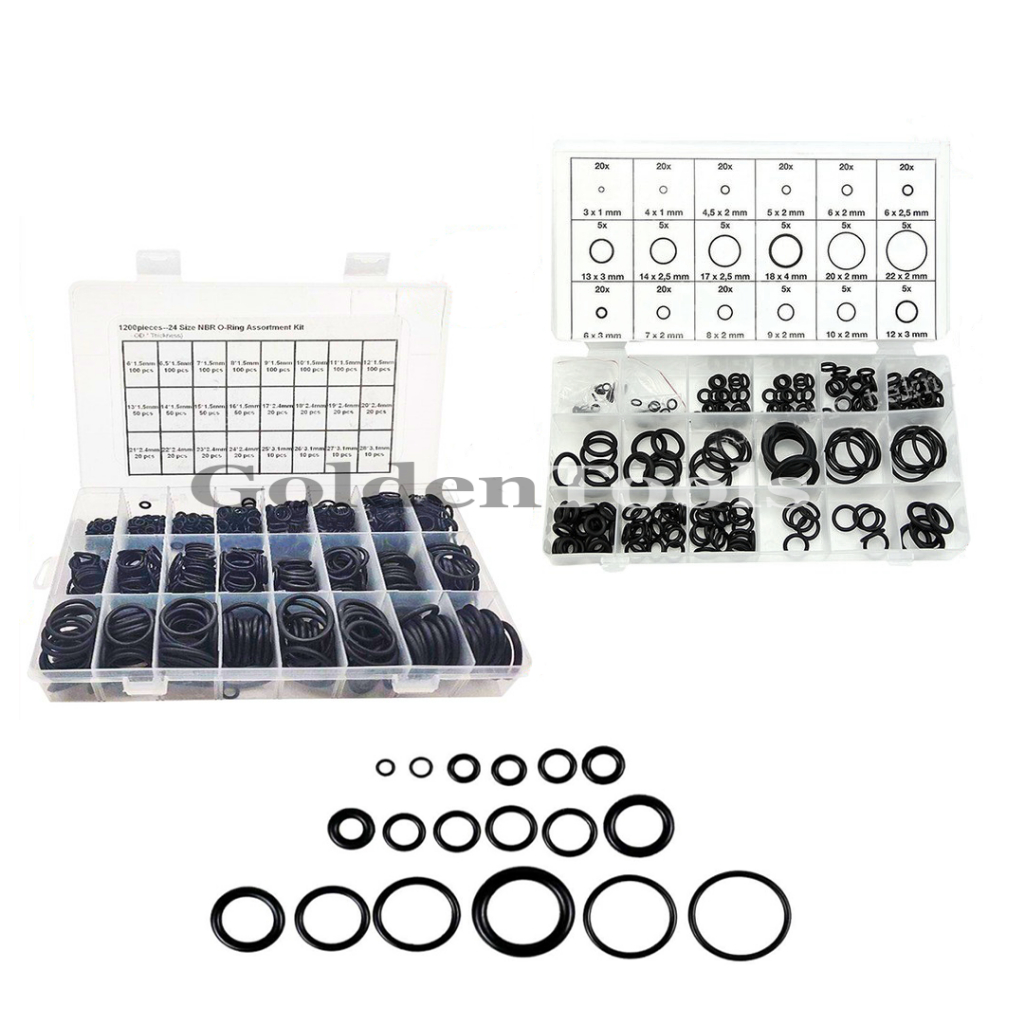Jual Seal Karet Ring O Set 225pcs Black Silicon Rubber Karet Ring | Shopee Indonesia