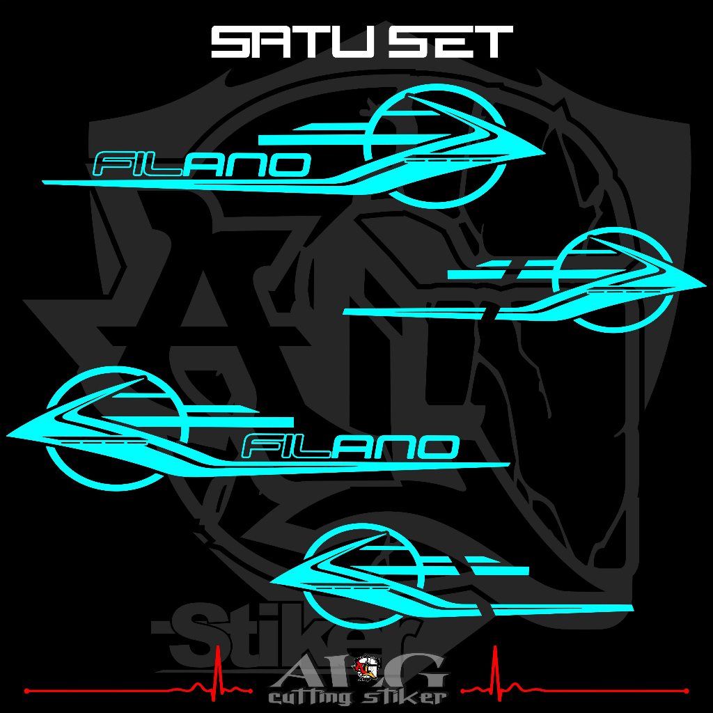 Jual STICKER CUTTING/STRIPING GRAND FILANO/268 FlO/STIKER GRAND FILANO ...