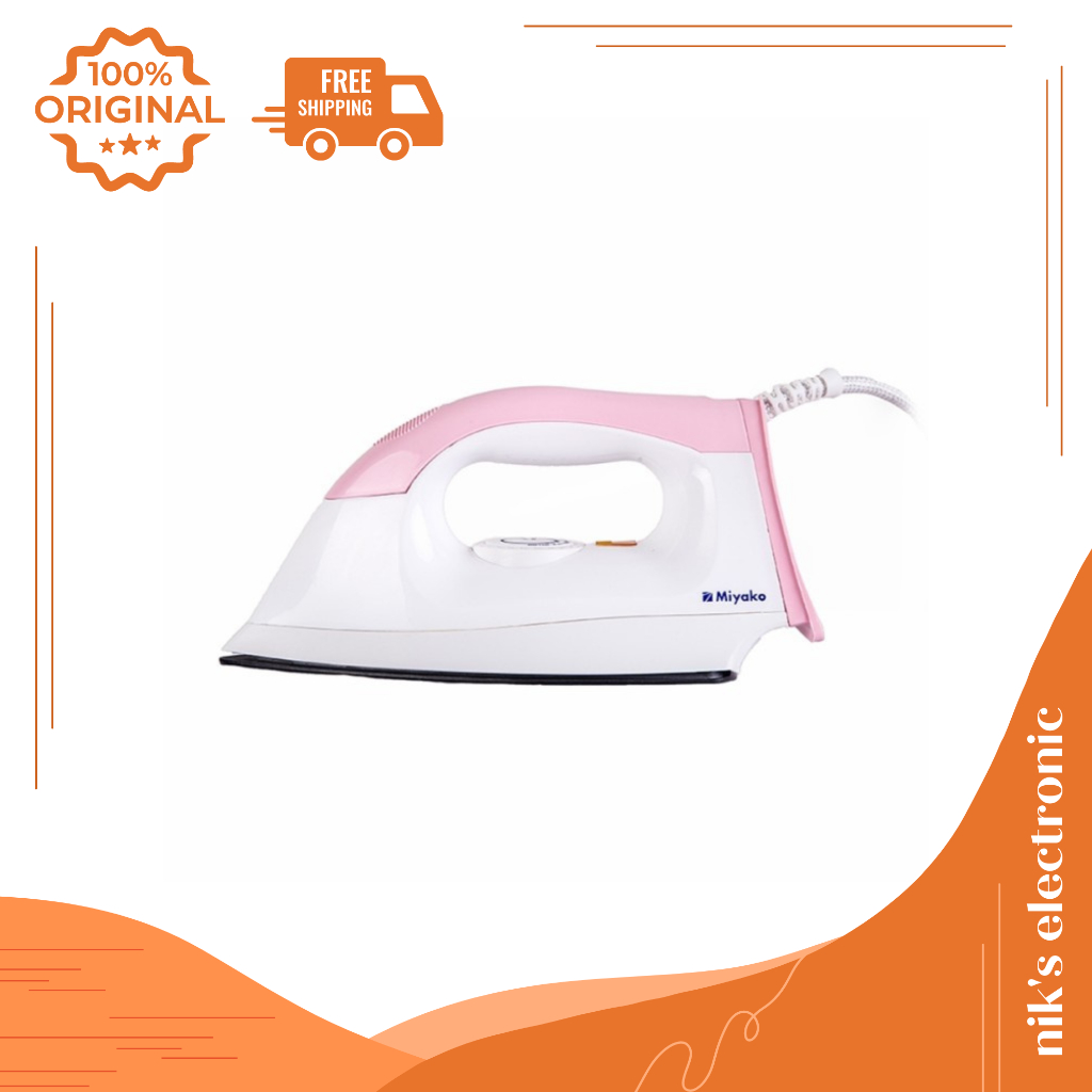 Jual ORIGINAL 100% | MIYAKO Setrika Listrik El-1000 300 Watt | Setrika ...