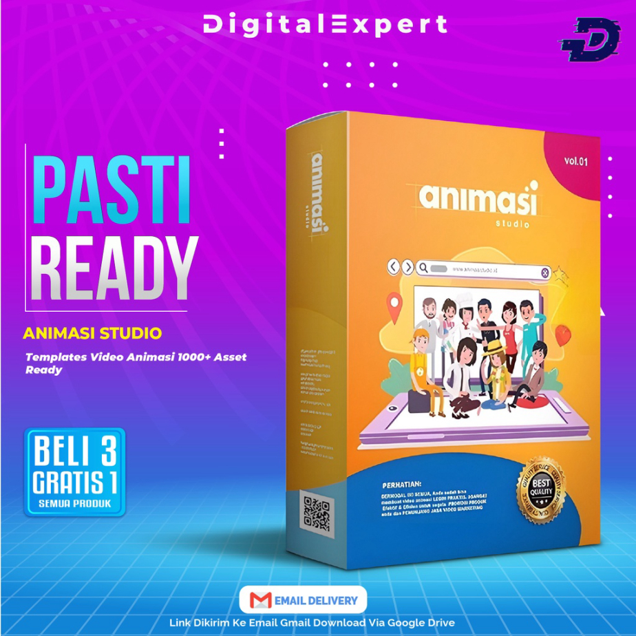 Jual ANIMASI STUDIO Templates Video Animasi 1000 Asset Ready | Shopee ...