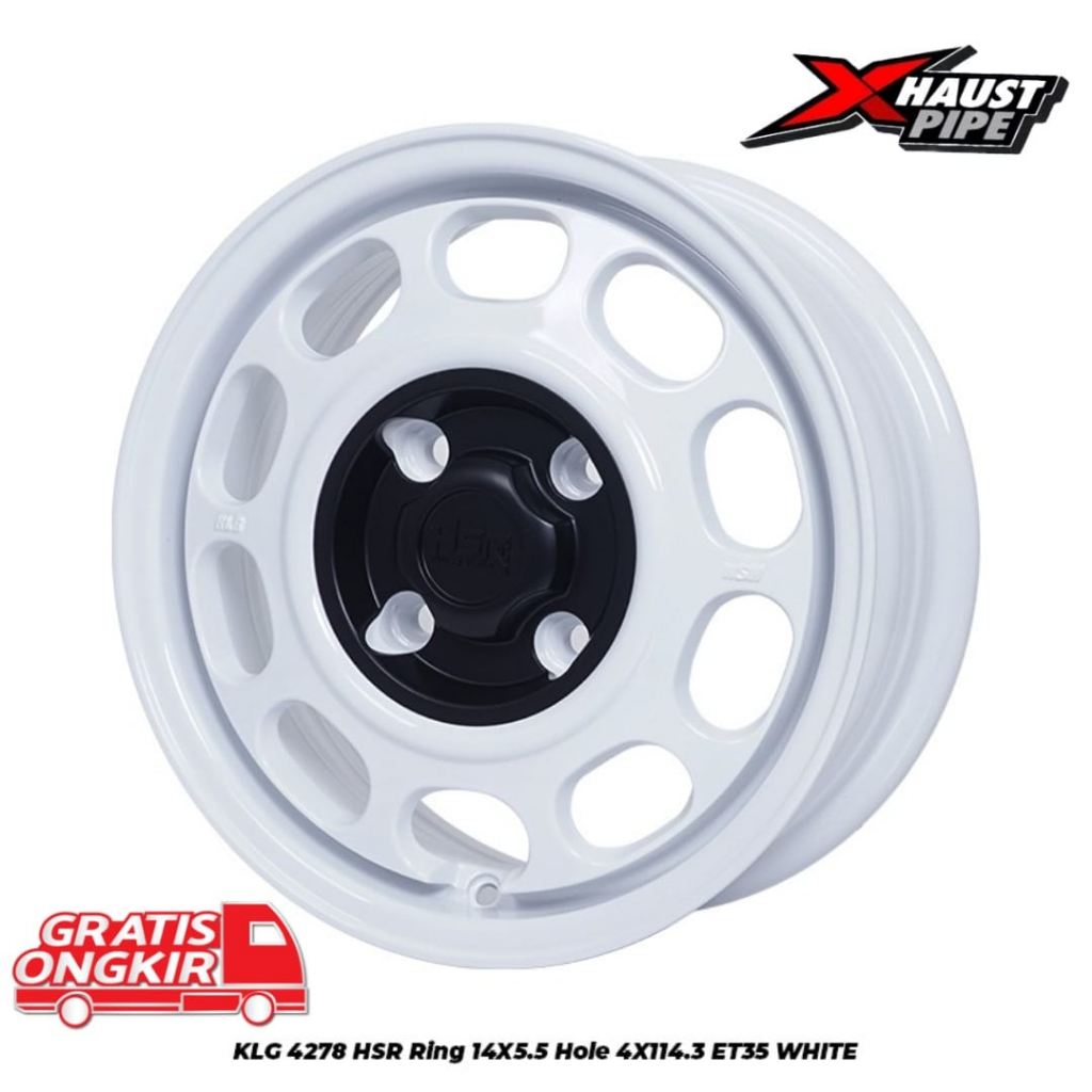 Jual TAMPIL ELEGAN VELG HSR MODEL KALENG RING 14 LEBAR 5.5 PCD 4X100 MOBIL WULING AIR EV ...