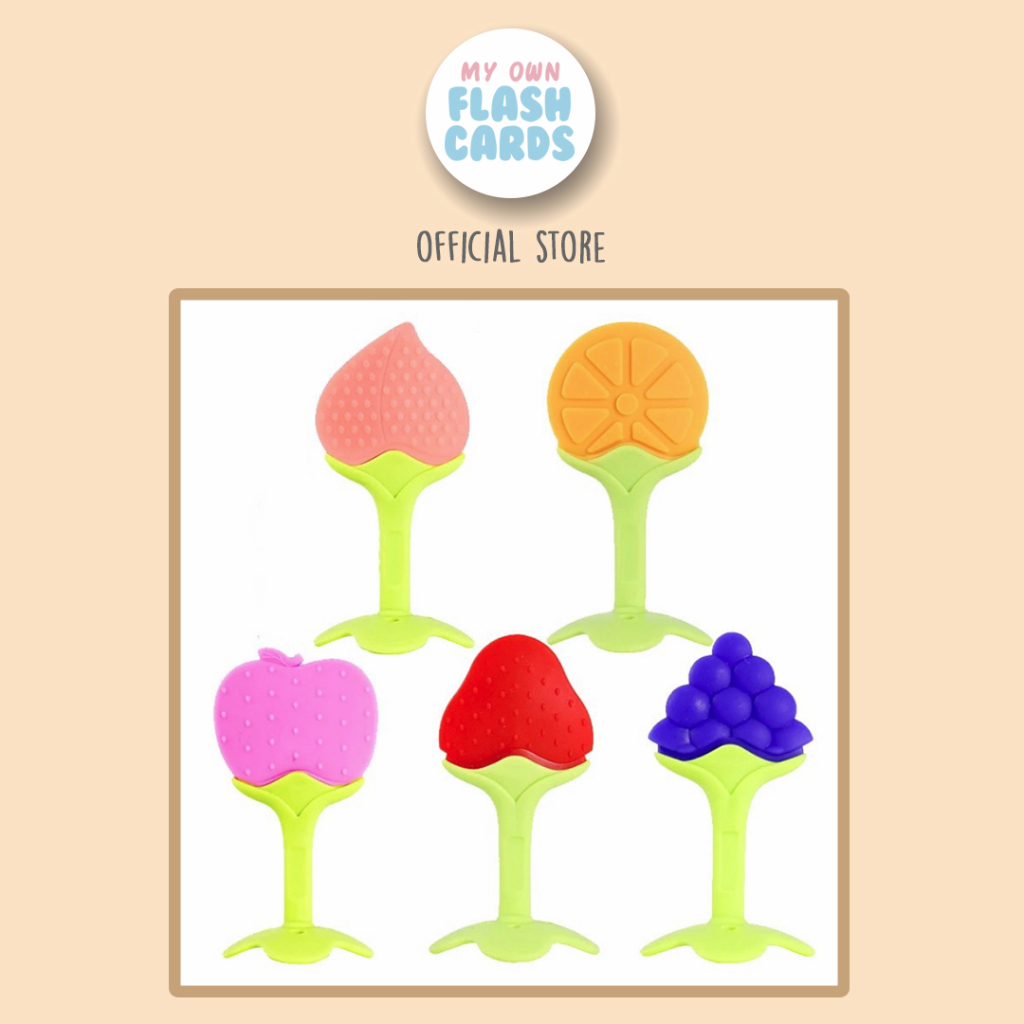 Jual Baby Silicone Fruit Shaped Teether - Teether bayi berbentuk buah ...